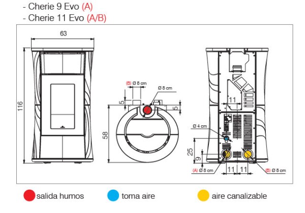Cherie 11 Evo Acero - AC Ibérica